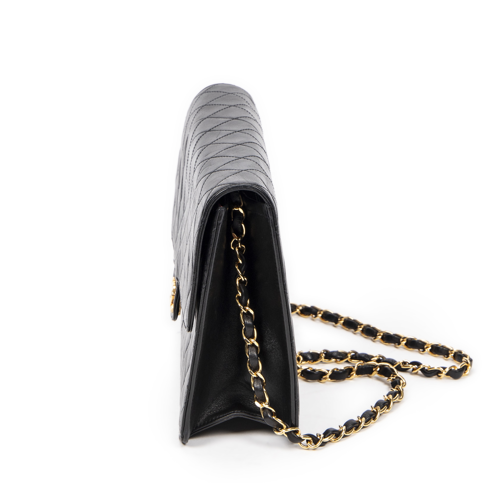 CC Push Lock Straight Single Flap - BrandCo Paris